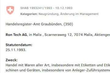 Geschichte | Rontech